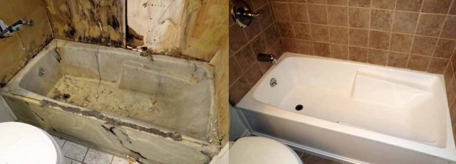 Bathtub Refinishing Before & After Gallery | NuFinishPro